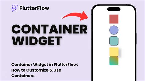 Container Widget In Flutterflow How To Customize And Use Containers