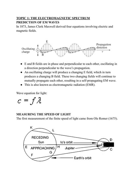 Hsc Physics Module 7 The Nature Of Light Physics Year 12 Hsc