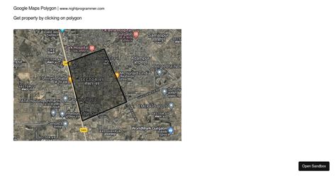 Google Maps Data Layer Polygon Example Codesandbox