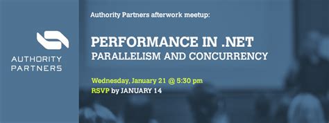 Authority Partners Afterwork Meetup Performance Innet Parallelism