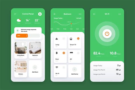 Smart Home App Ui Behance