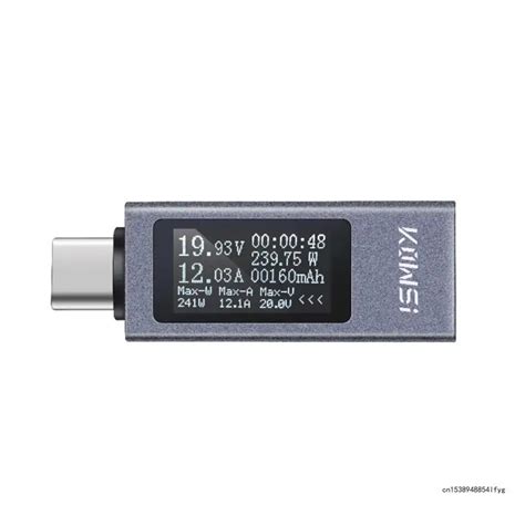KOWSI USB C измеритель напряжения и тока USB Checker USB детектор ...