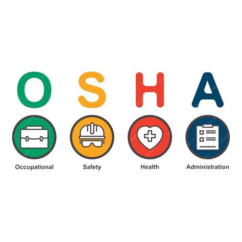 Premium Vector Osha Occupational Safety And Health Code