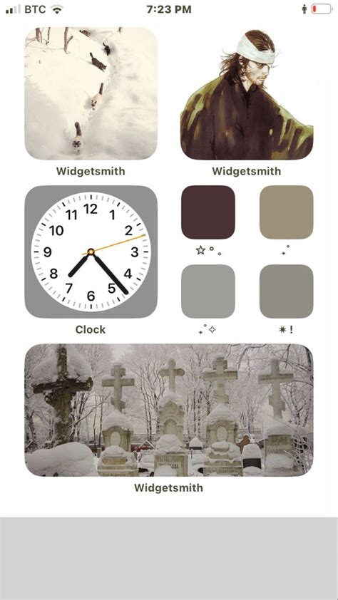 Homescreen Clock Aesthetic