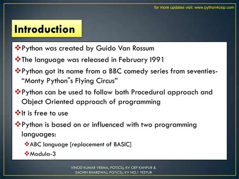 Revision Of Python Class 12 Notes Cmputer Science Ppt