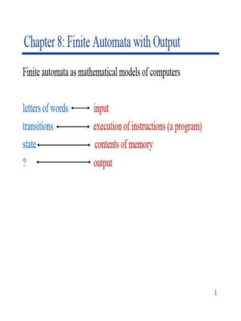 Moore And Mealy Machines Pdf Conceptual Model Applied Mathematics