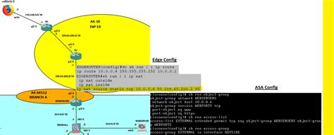 static nat not working when bgp in between cisco community