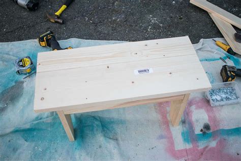 How To Build A Rustic Wooden Bench At Charlotte S House