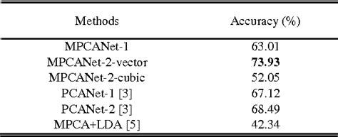 multilinear principal component analysis network for tensor object