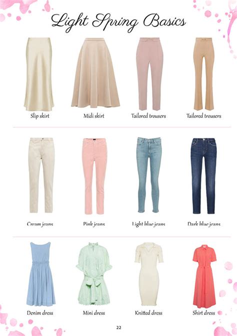 Light Spring Color Palette And Wardrobe Guide Artofit