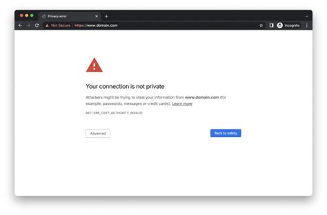 How To Fix Your Connection Is Not Private Error Trend Micro News