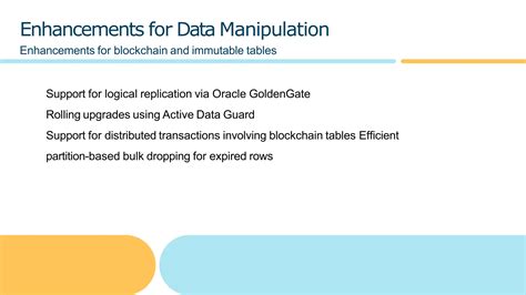 Oracle 23c New Features For Developer And Dba Pptx