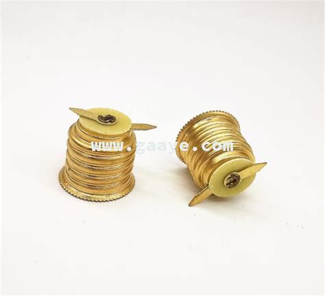E17 Lamp Socket Two Contact Feet E17 Brass Lamp Holder Screw E17 Lamp