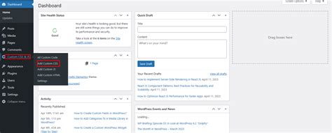 How To Add Custom Css To Your Wordpress Site