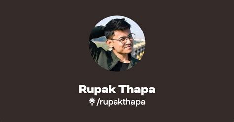Rupak Thapa Instagram Facebook Linktree