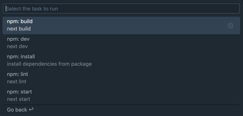 Visual Studio Code Tasks