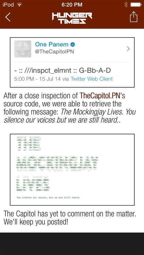 The Hacking Part 2 Hunger Games Hunger Games Trilogy Hunger Games