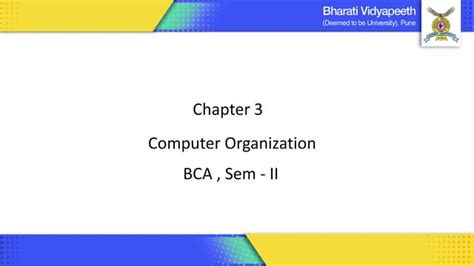 Unit 3 Computer Organization Pdf