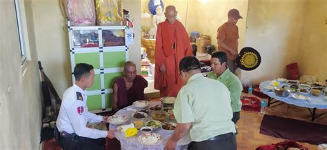 လပွတ္တာခရိုင် အထွေထွေအုပ်ချုပ်ရေးဦးစီးဌာနမှ ကြီးမှူးကျင်းပသော စုပေါင်းမဟာဘုံကထိန်အလှူတော်မင်္ဂလာ