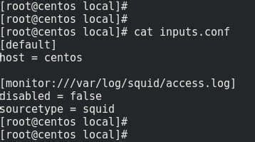 Install Squid Webmin And Sent Data To Splunk With CentOS