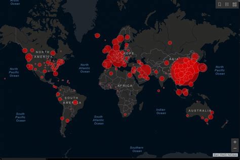 კორონავირუსის გავრცელების ინტერაქტიული რუკა მსოფლიო დინამიკა და ციფრები დღეს At