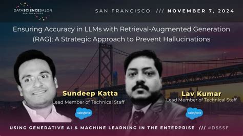Data Science Salon On Linkedin Dsssf Llms Rag Llm Ai
