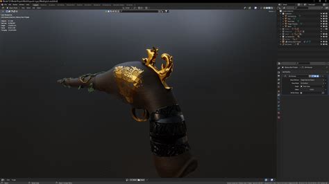 How Can I Wrap This Skull Design To The Pistol Without Flattening It