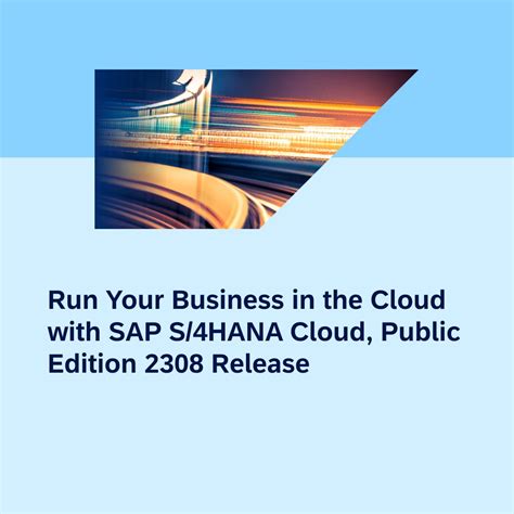 Sap On Linkedin Highlights Of The Sap S 4hana Cloud Public Edition 2308 Release 14 Comments