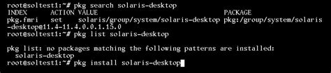 Enable Desktop On Oracle Solaris
