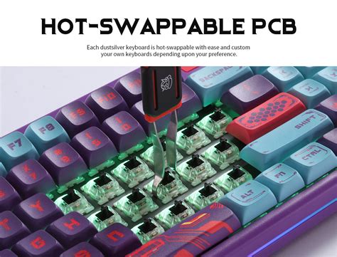 Cyberpunk Pro Tkl Cool Colored Hotswap Backlit Wireless 42 Off