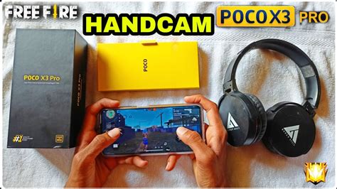 Poco X Pro Unboxing Free Fire Gameplay Test Finger Claw Handcam