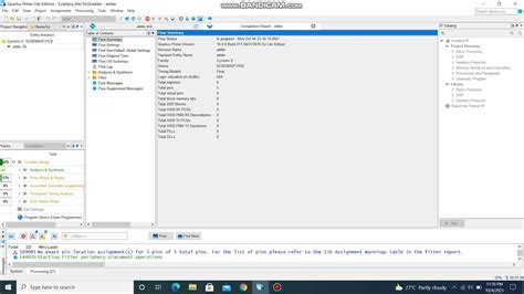 Full Adder Vhdl Coding Using Quartus Prime Quartus Prime Full