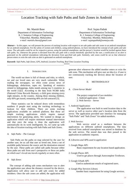 Pdf Android Application For Attendance Monitoring System Using