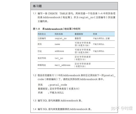 Sql基础教程 1章3节：数据库表的修改与删除 知乎