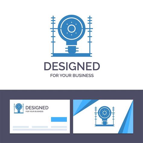 Creative Business Card And Logo Template Define Energy Engineering Generation Power Vector