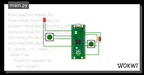 Led By Using Switch Wokwi Esp32 Stm32 Arduino Simulator