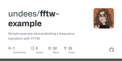 Github Undeesfftw Example Simple Example Demonstrating A Frequency