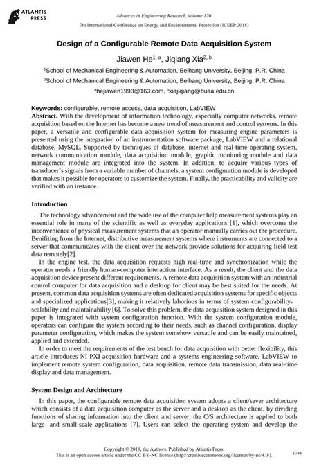 Pdf Design Of A Configurable Remote Data Acquisition System Dokumen