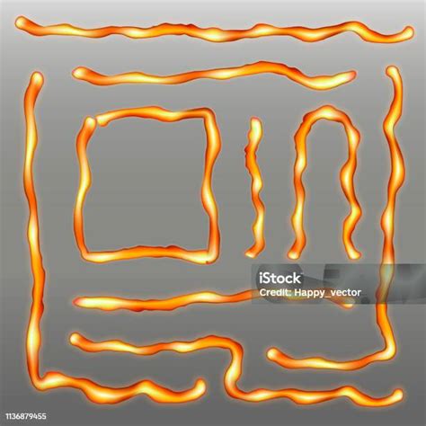 투명 한 배경에 고립 된 철 용접 솔 기 선의 창조적 인 벡터 일러스트 예술 디자인 뜨거운 금속 강철 템플릿입니다 추상 개념