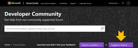 Status On Visual Studio Feature Suggestions Visual Studio Blog