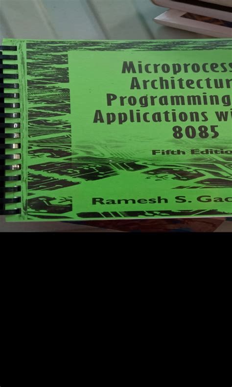 Microprocessor Architecture Programming Application With Hobbies Toys Books