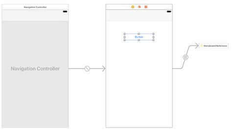 Ios How To Make Storyboard Reference Part Of Navigation Controller