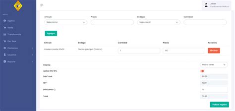 sistema de ventas multialmacÉn en php y mysql tventas23 v 1