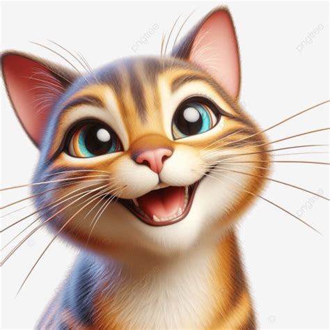 큰 눈으로 하품하는 고양이 고양이 입을 크게 벌린 큰 눈 Png 일러스트 및 이미지 에 대한 무료 다운로드 Pngtree