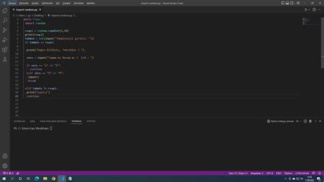 Döngüsel Sorun Ve Random Modülü Python Yazbel Forumu