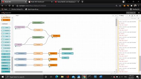 Query Mysql And Displaying It In A Dashboard Chart General Node Red