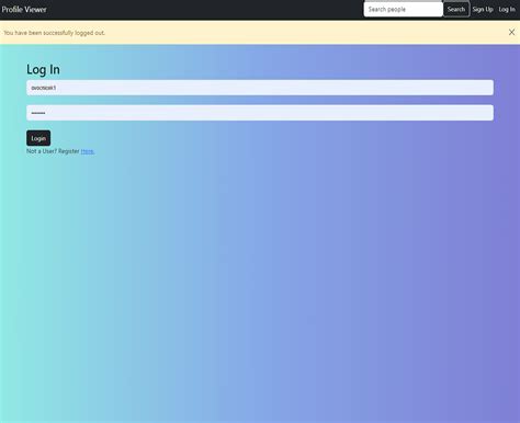 github johnny ftw django profile viewer application for people