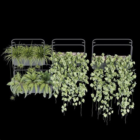 Metal Wall Planters 3d Turbosquid 2019388