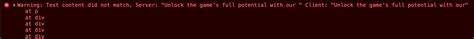 🐛 Bug React Text Content Did Not Match Server Test Client Test