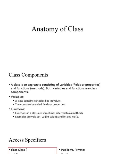 Lecture 3 Anatomy Of Class Pdf Constructor Object Oriented Programming Programming